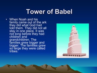 B I B S T U D Lesson 10 Noah And The Deluge | PPT