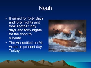 B I B S T U D Lesson 10 Noah And The Deluge | PPT