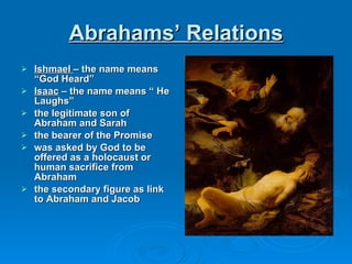 B I B S T U D Lesson 11 Abraham And Descendants | PPT