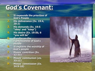 B I B S T U D Lesson 12 Moses And The Decalogue | PPT