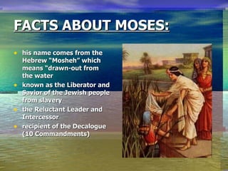 B I B S T U D Lesson 12 Moses And The Decalogue | PPT