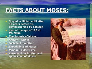 B I B S T U D Lesson 12 Moses And The Decalogue | PPT