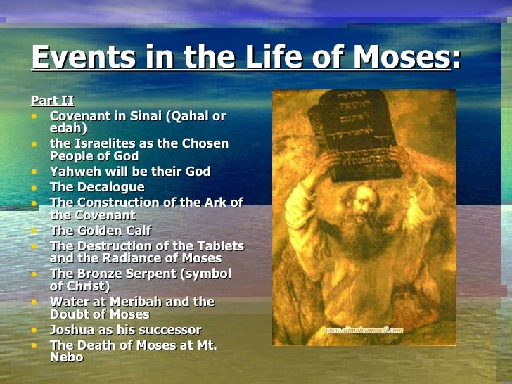 B I B S T U D Lesson 12 Moses And The Decalogue