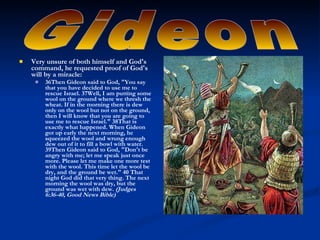 B I B S T U D Lesson 14 Old Testament Judges | PPT