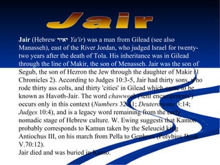 B I B S T U D Lesson 14 Old Testament Judges | PPT