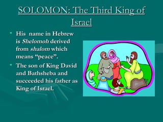 B I B S T U D Lesson 15 The Kings Of Israel | PPT