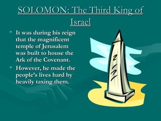 B I B S T U D Lesson 15 The Kings Of Israel | PPT