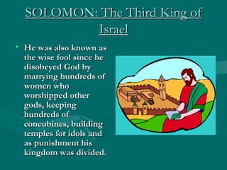 B I B S T U D Lesson 15 The Kings Of Israel | PPT
