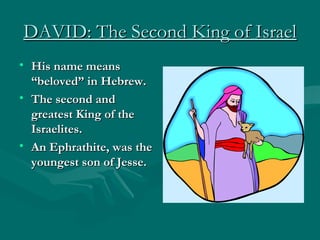 B I B S T U D Lesson 15 The Kings Of Israel | PPT