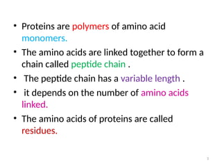 BIC 101- LEC 15-STRUCTURE OF PROTEINS-PRIMARY,SECONDARY,TERTIARY AND ...