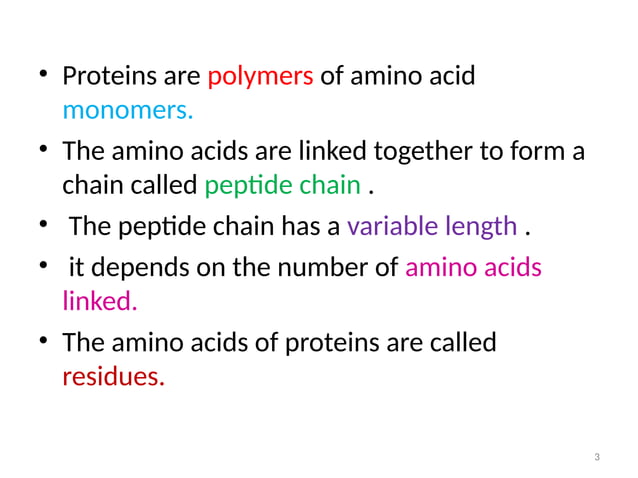 BIC 101- LEC 15-STRUCTURE OF PROTEINS-PRIMARY,SECONDARY,TERTIARY AND ...