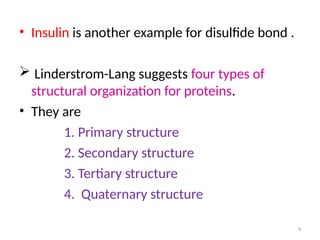 BIC 101- LEC 15-STRUCTURE OF PROTEINS-PRIMARY,SECONDARY,TERTIARY AND ...