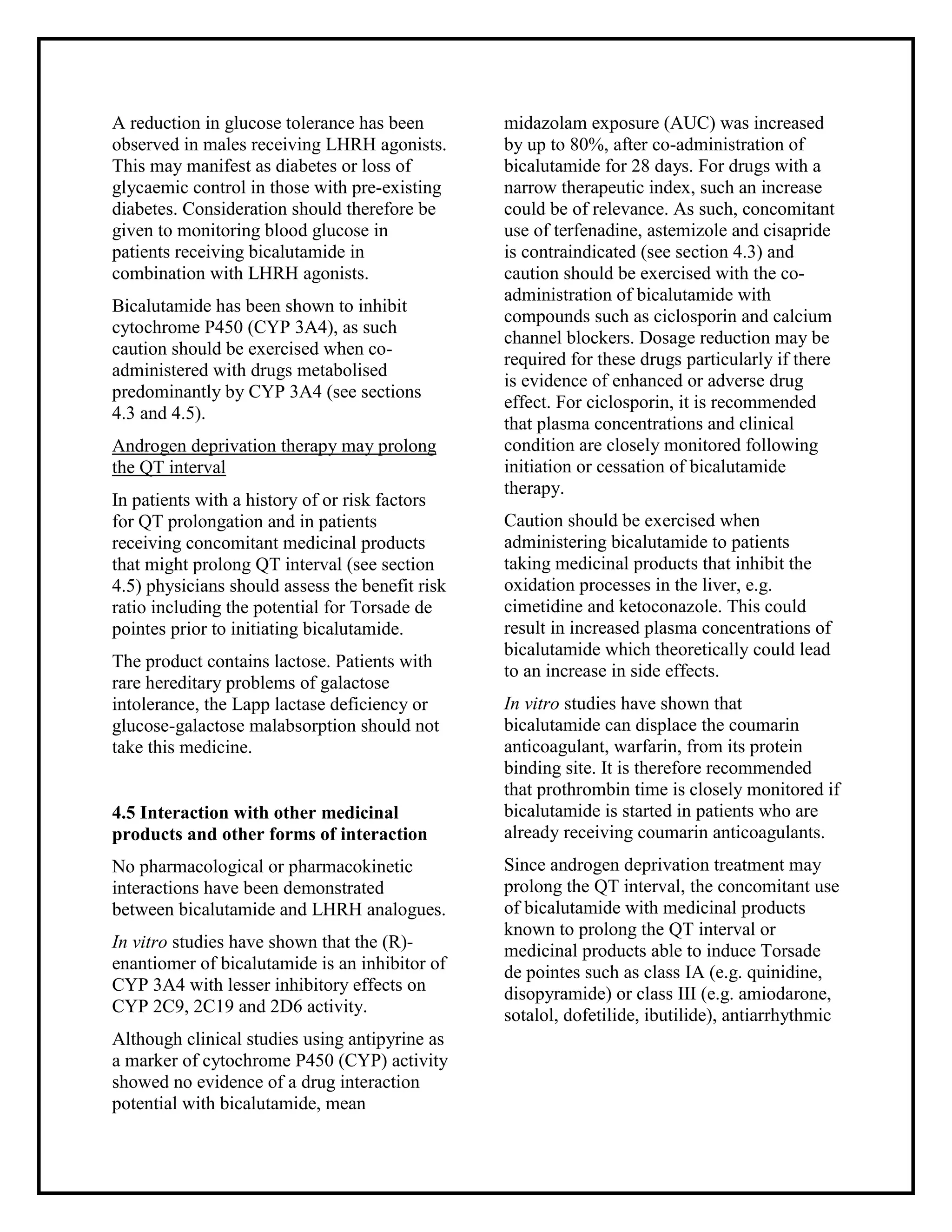 Bicalutamide 50 mg film coated tablets smpc- taj pharmaceuticals | PDF ...