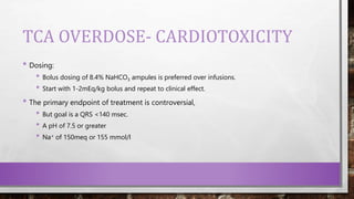 Use of bicarbonate in toxicology .pptx