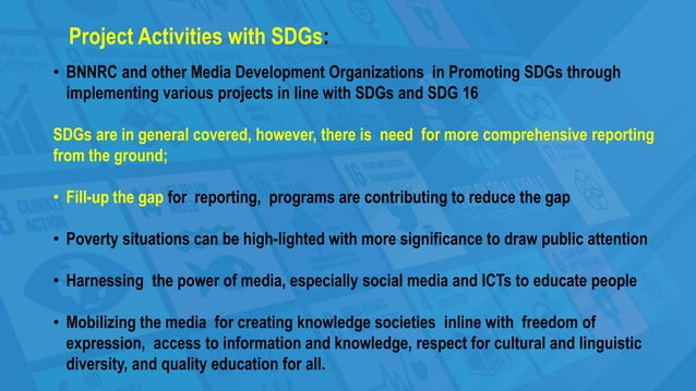 Bicc bSDGs Implementation Review (SIR) Report 2018 : Community Radio Broadcasting for Empowering ...