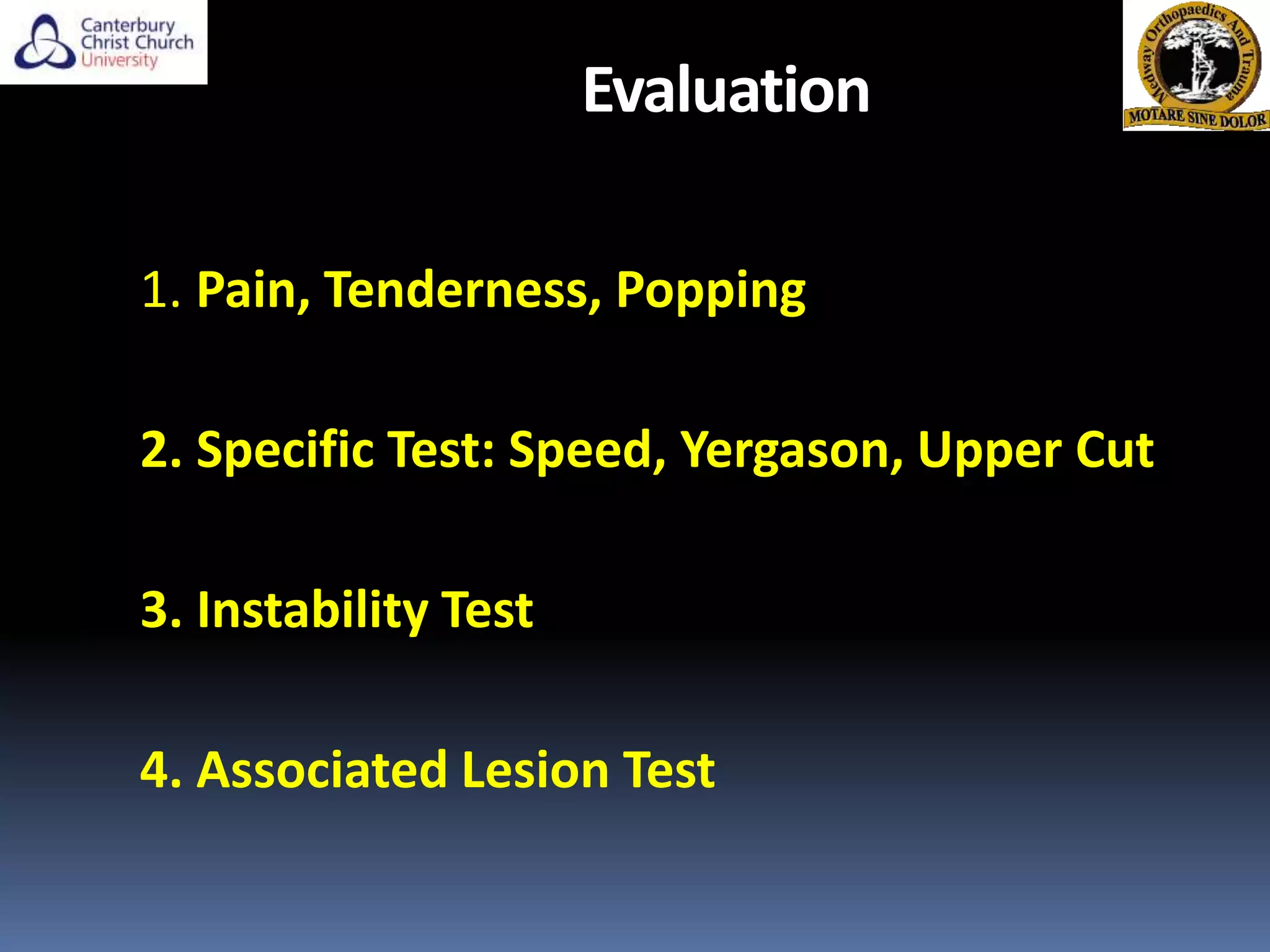 Biceps the pain generator | PPT