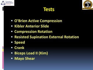 Biceps the pain generator | PPTX
