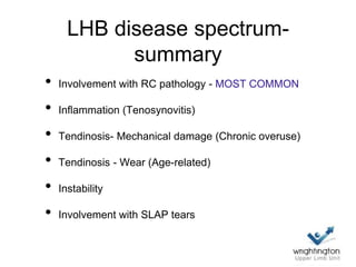 Biceps the enigmatic tendon | PPT | Free download