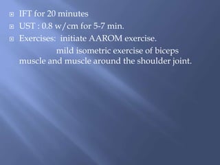 Bicipital tendonitis & Rehabilitation | PPTX