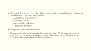 Bickerstaff brainstem encephalitis | PPTX
