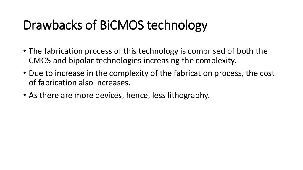 Bicmos Technology - Overview
