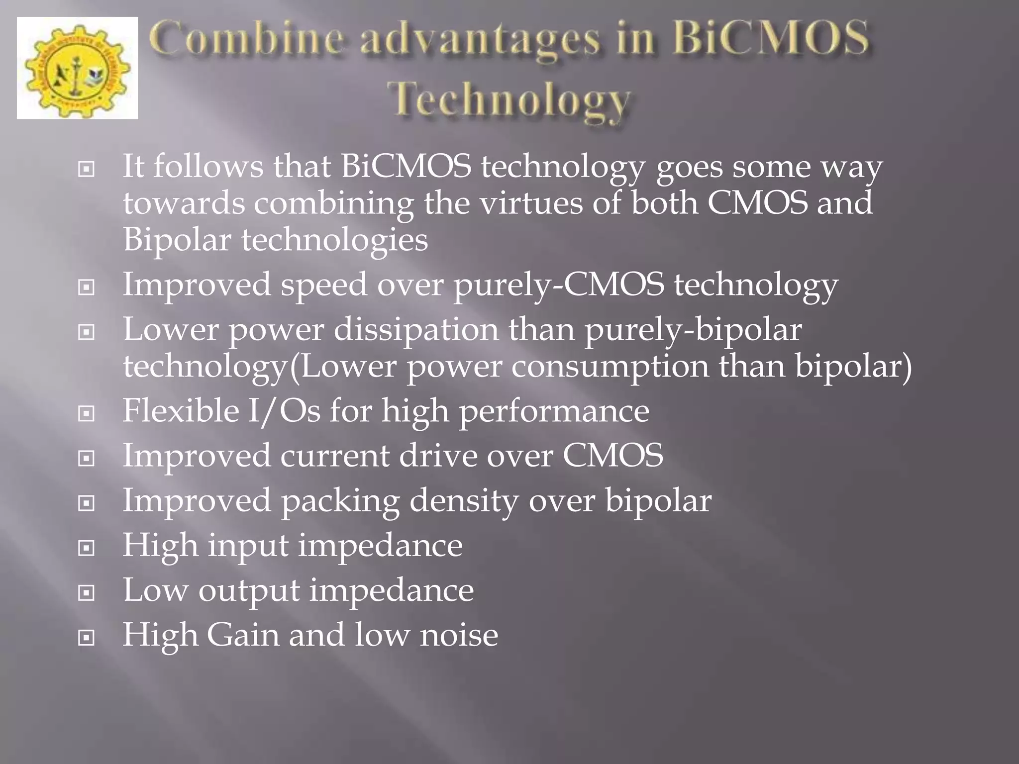 BiCMOS Technology | PPTX