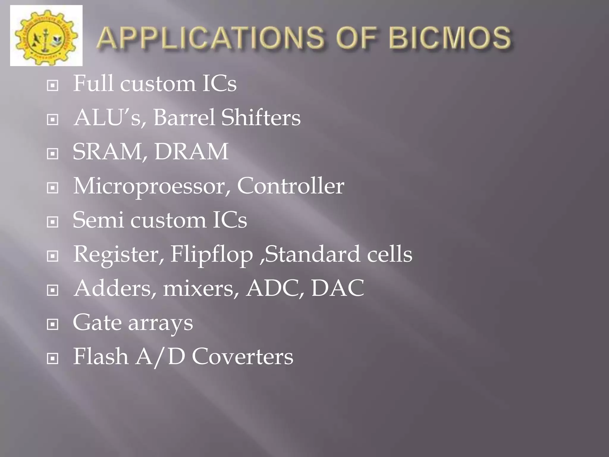 BiCMOS Technology | PPTX