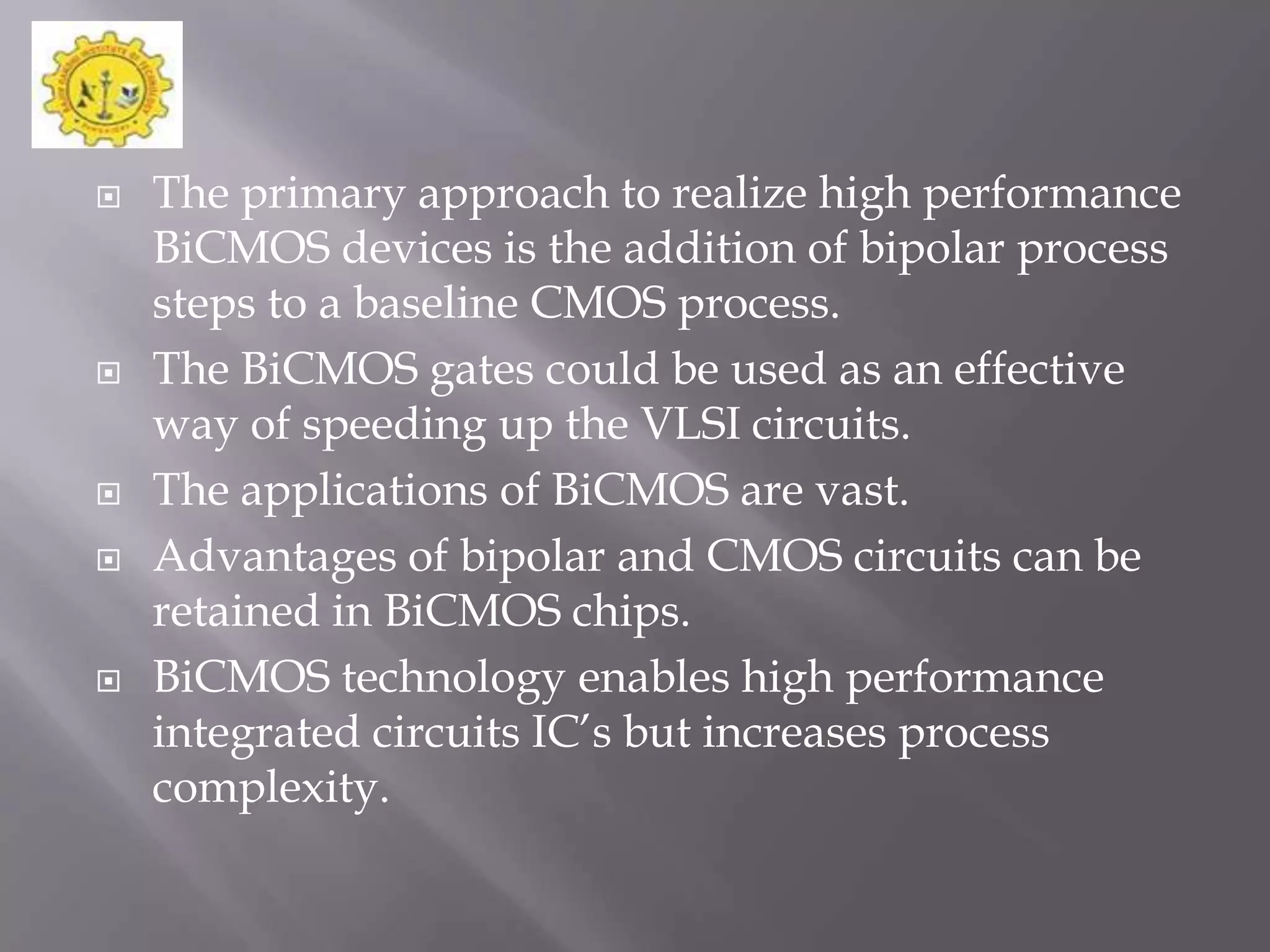 BiCMOS Technology | PPTX