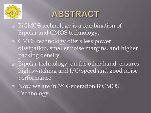 BiCMOS Technology | PPTX