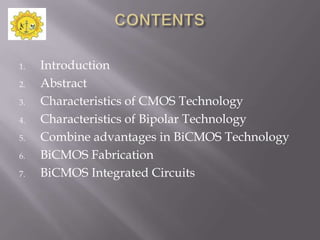 BiCMOS Technology | PPTX