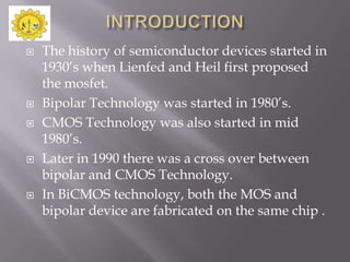 BiCMOS Technology | PPTX