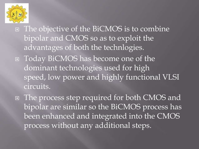 BiCMOS Technology | PPTX