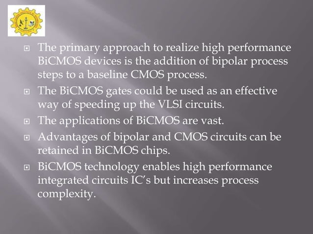 BiCMOS Technology | PPTX