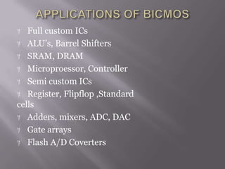 VLSI bi cmos technology processes ppt.ppt