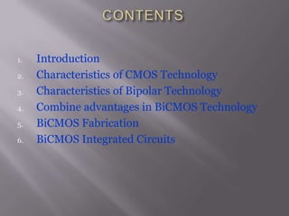 VLSI bi cmos technology processes ppt.ppt