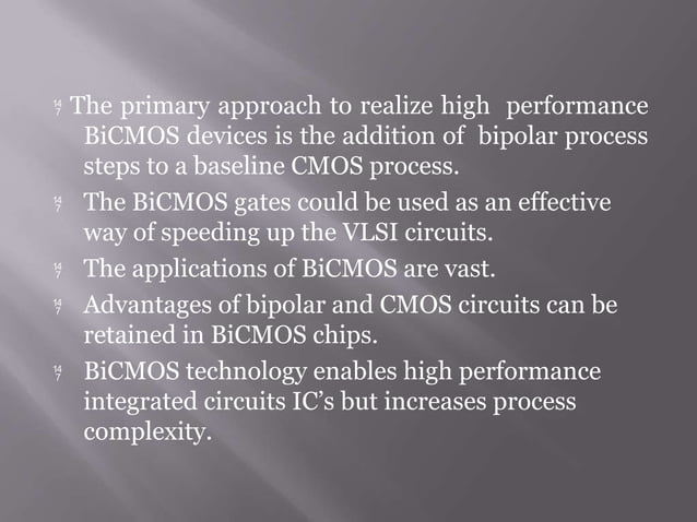 VLSI bi cmos technology processes ppt.ppt