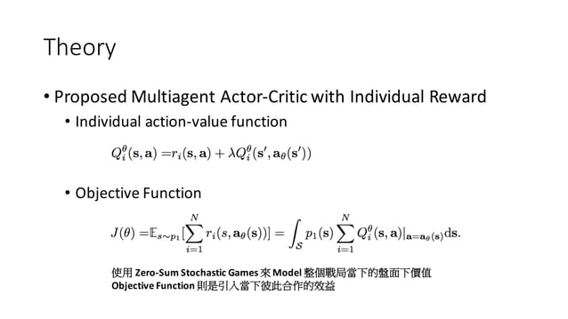 BiCNet presentation (multi-agent reinforcement learning) | PPT