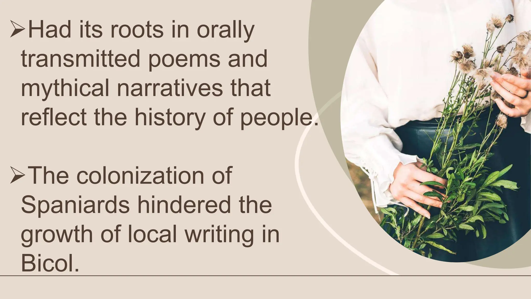 bicolano-literature.pptx bicolano literature | PPTX