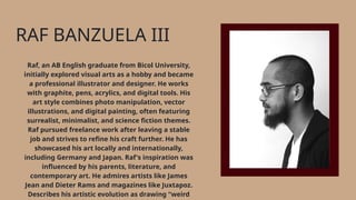 Bicol Artists and their artworks/talents.pptx
