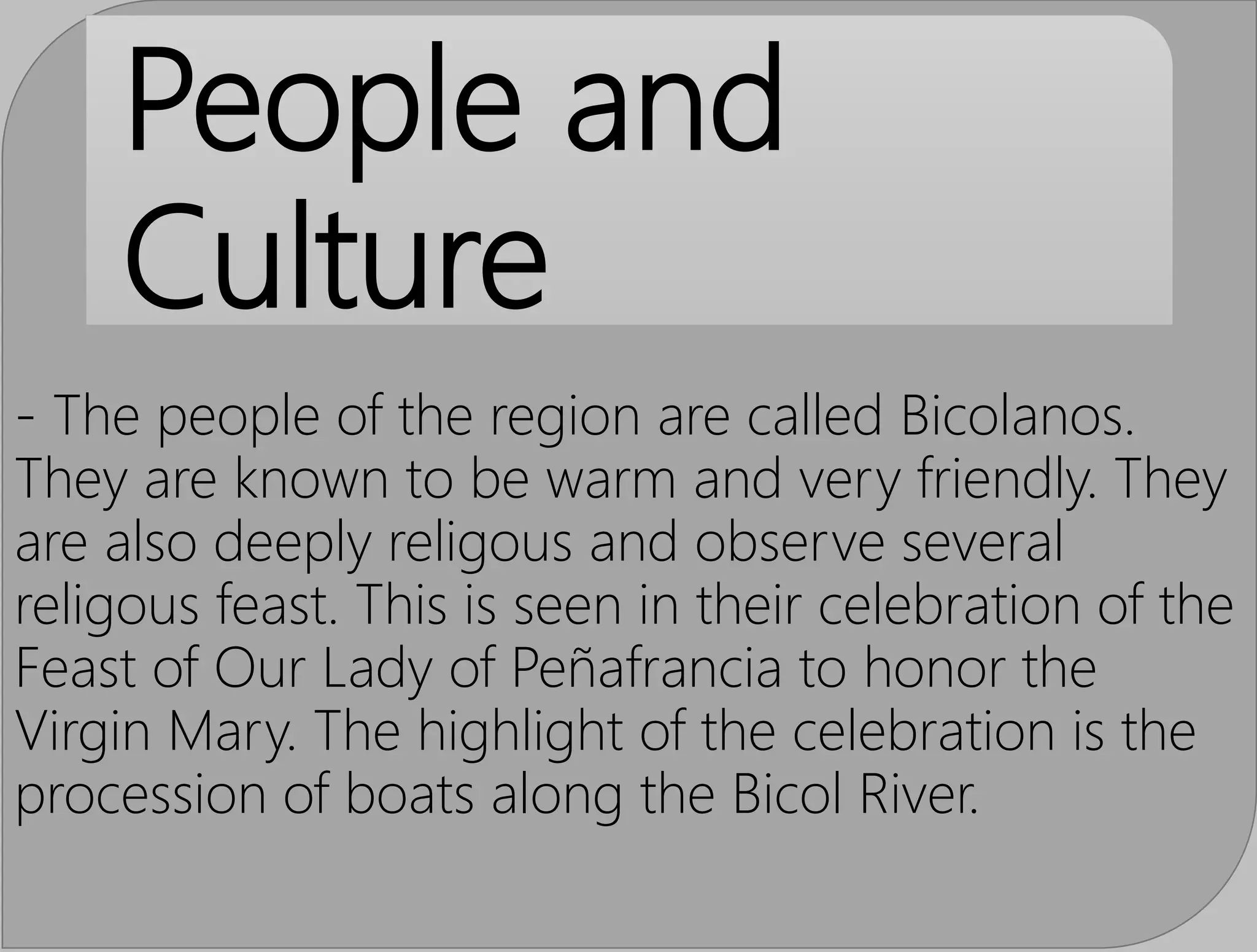 Bicol Region | PPTX