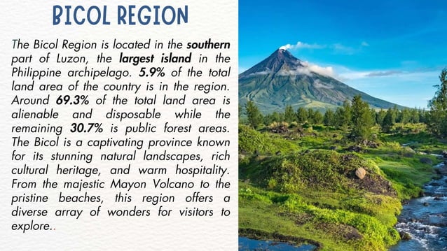 BICOL REGION POWERPOINT IN SOCIAL SCIENCE | PPTX | South America Travel ...