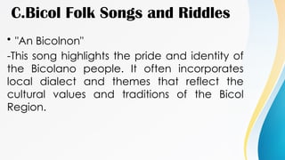 BICOL REGION ppt report about the region | PPTX | World/International ...