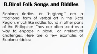 BICOL REGION ppt report about the region | PPT