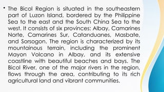 BICOL REGION ppt report about the region | PPTX