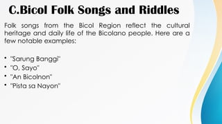 BICOL REGION ppt report about the region | PPTX | World/International ...