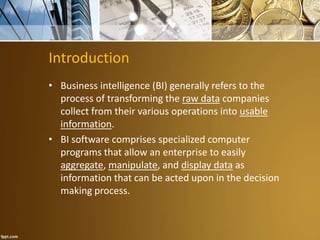 Business Intelligence - Conceptual Introduction | PPTX