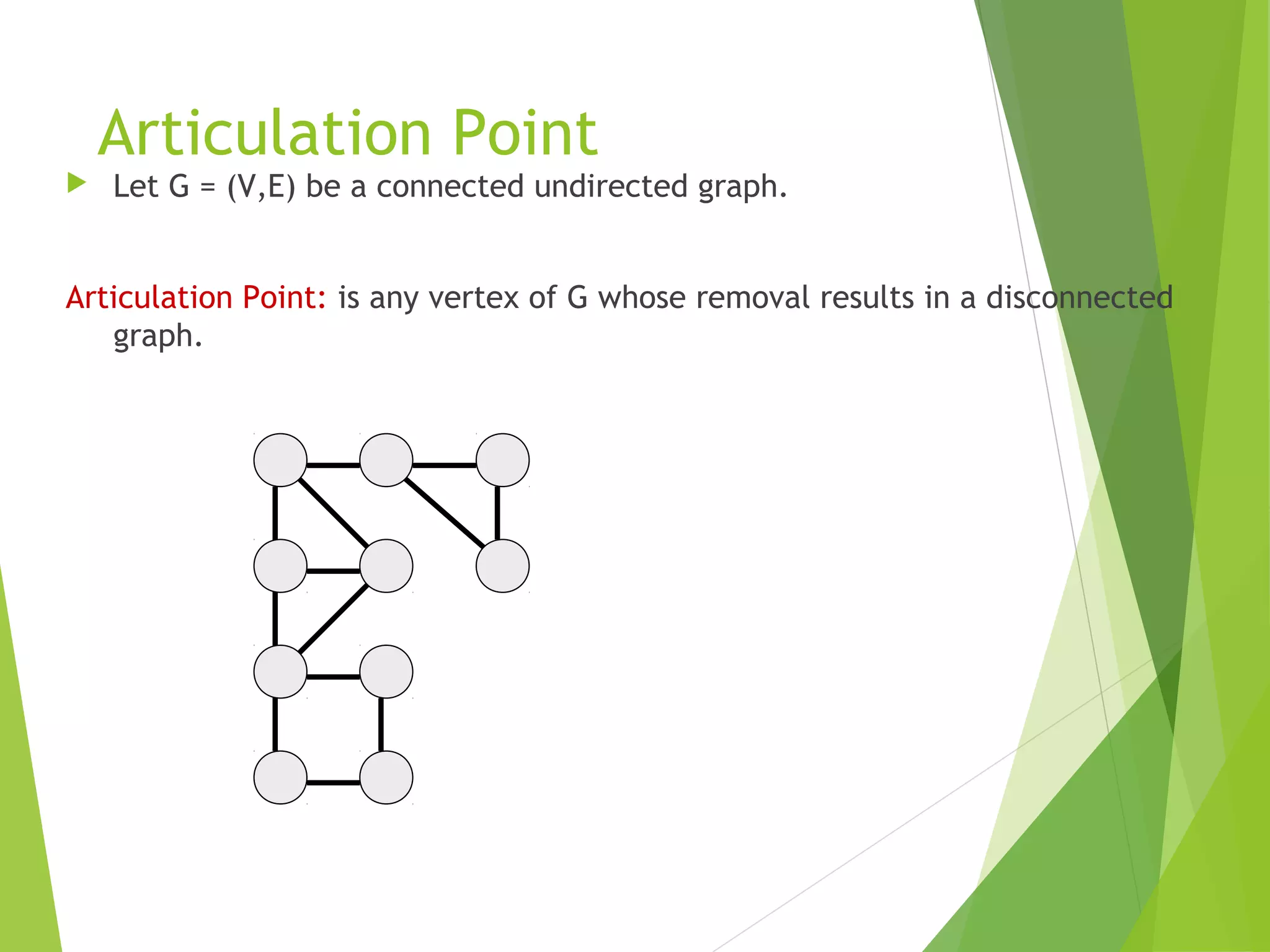 Biconnected components (13024116056) | PPT | Graphics Software | Computer Software and Applications