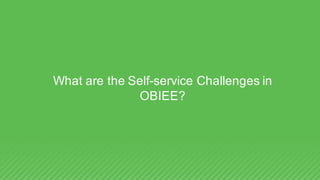 Enabling Self Service BI for OBIEE using Tableau | PDF | Databases | Computer Software and ...
