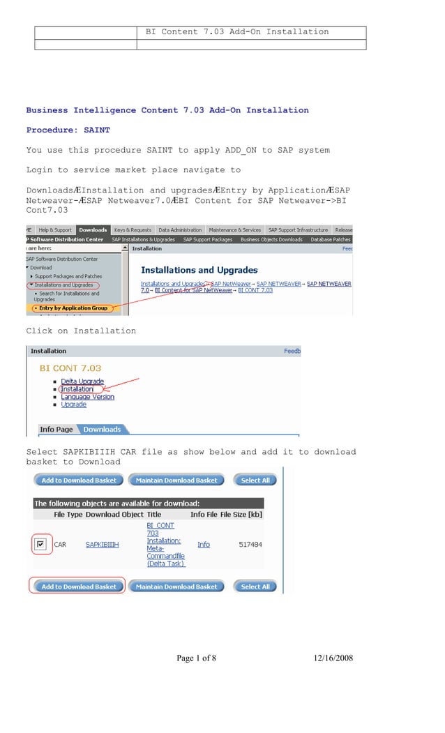 Bi cont add_on_installation | PDF