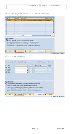 Bi cont add_on_installation | DOC